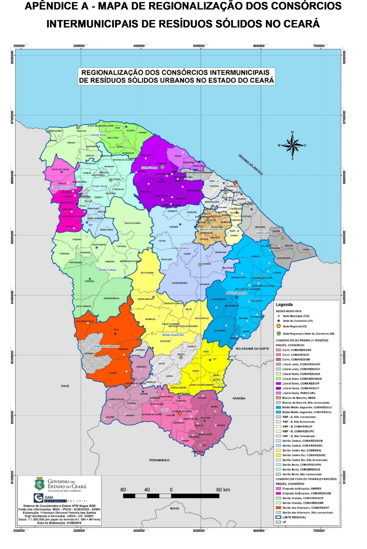 RMF A – Região Metropolitana de Fortaleza – A - Secretaria do Meio Ambiente