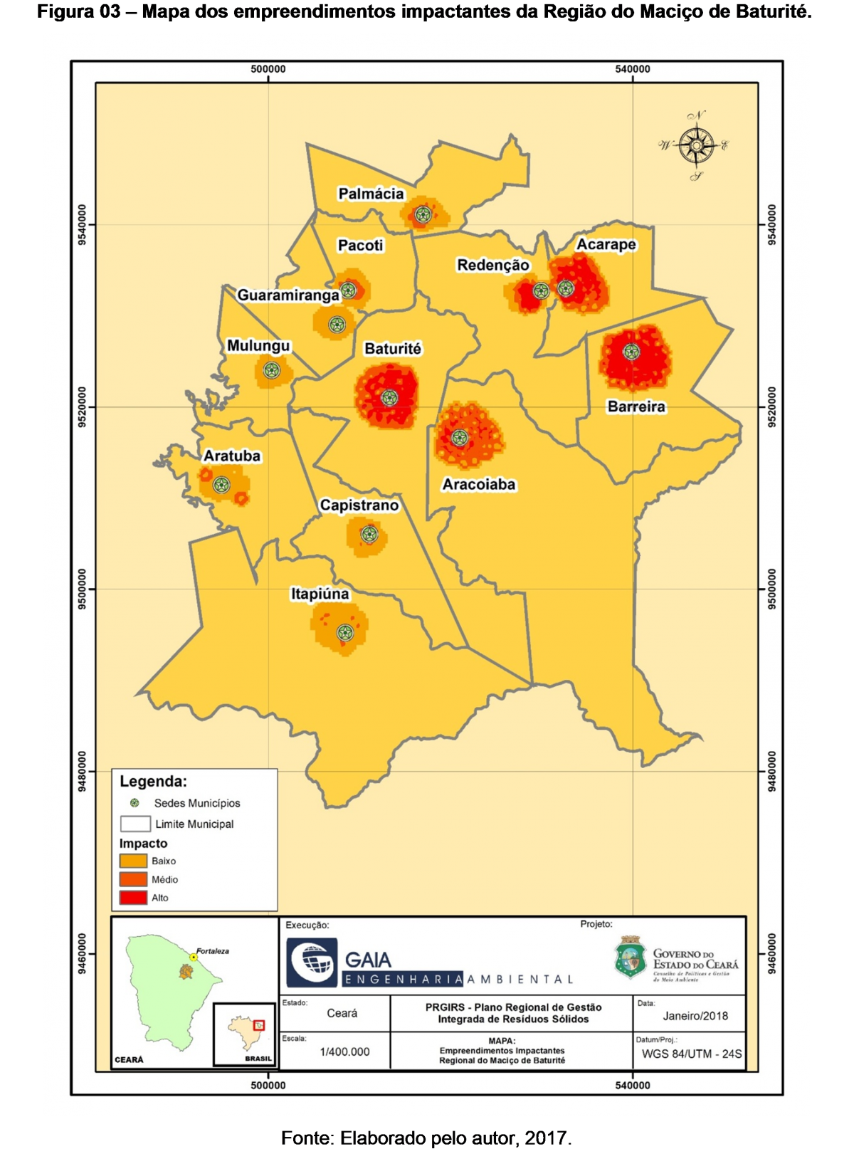MB – Região Maciço de Baturité - Secretaria do Meio Ambiente