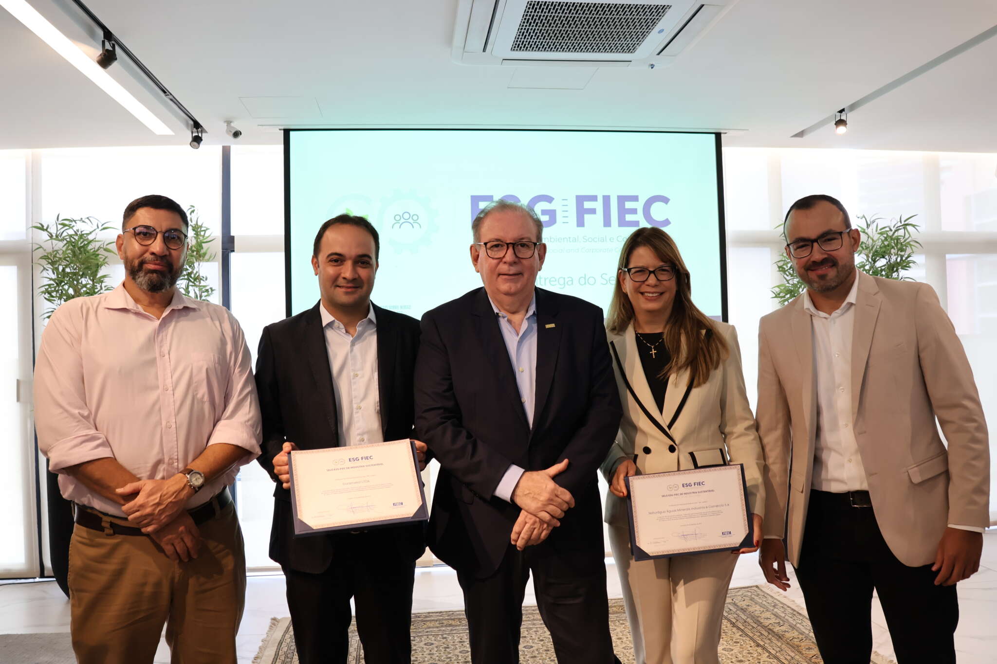 SEMA presente na solenidade de entrega do Selo ESG-FIEC - Secretaria do ...